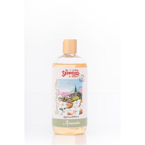 Жидкое парфюмированное мыло: с миндалем 1 л. (La Savonnerie de Nyons, Франция)