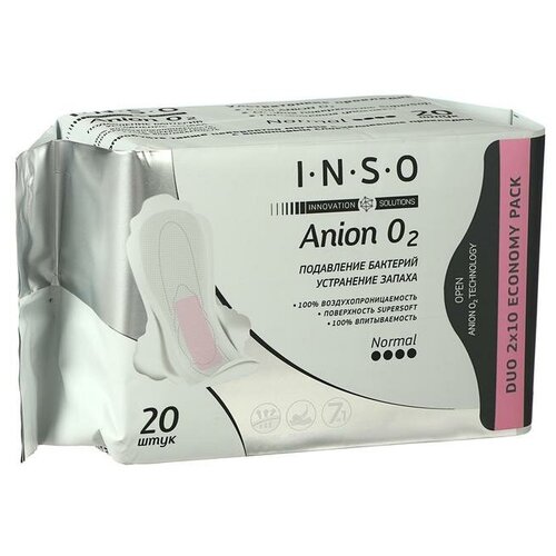 Прокладки "INSO" Anion O2, normal, 20 шт./В упаковке шт: 1