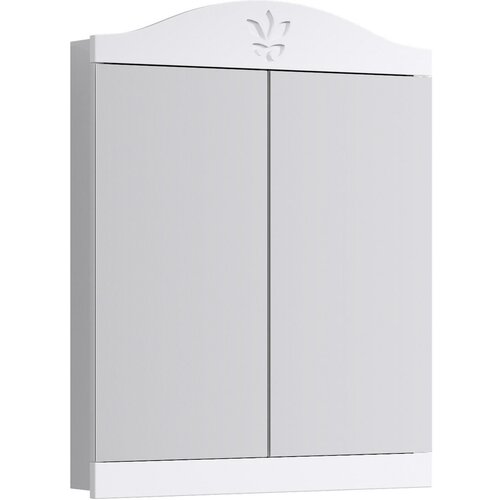 Шкаф-зеркало 65 см, белый, Aqwella Франческа FR0406