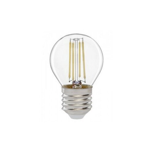 Светодиодная LED лампа General филамент Шар E27 12W 4500K 4K 35x98 (нитевидная) празрачнаяGLDEN-G45S-12-230-E27-4500 650001 (упаковка 12 штук)