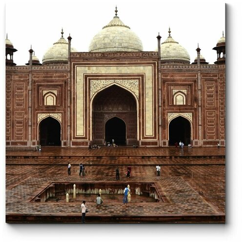 Модульная картина Тадж-Махал. Исламская архитектура 50x50