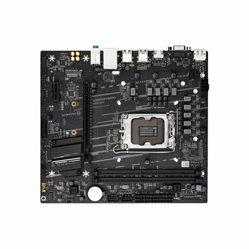 Материнская плата MAXSUN Challenger H610M-D + CPU (Socket1700, H610, mATX,2DDR4, M.2, PCI-E16, PCI-E,3SATA, HDMI, VGA, PC3200, TDP 65Вт)