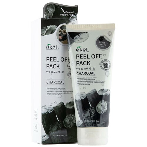 Ekel Peel Off Pack Charcoal Маска-пленка с экстрактом древесного угля 180 мл