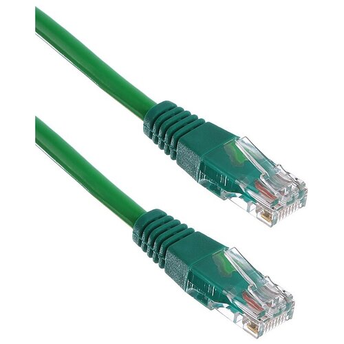 Сетевой кабель ExeGate UTP cat.5e 0.3m Green 258665