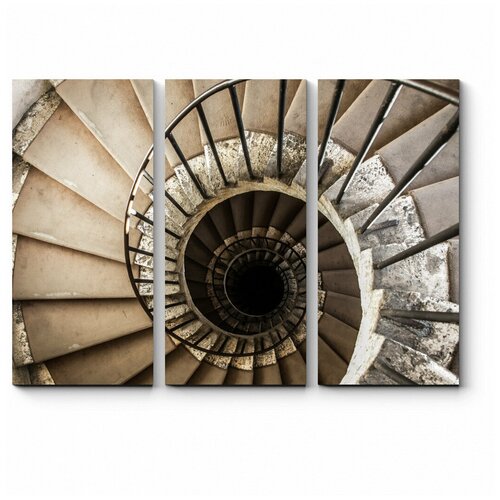 Модульная картина Винтовая лестница 70x50