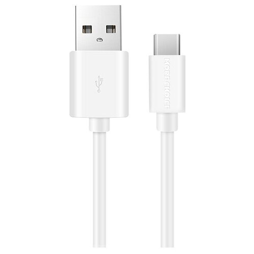 Дата-кабель USB 2.1A для Type-C More choice K13a TPE 1м White