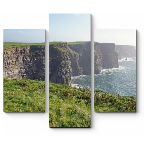 Модульная картина Чарующие скалы на побережье Ирландии 90x81