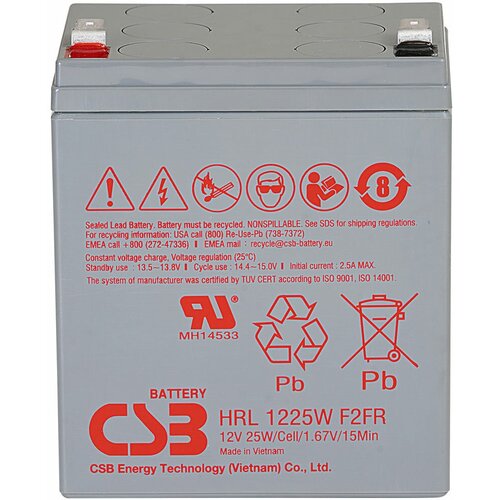 Аккумуляторная батарея CSB HRL1225W F2 FR