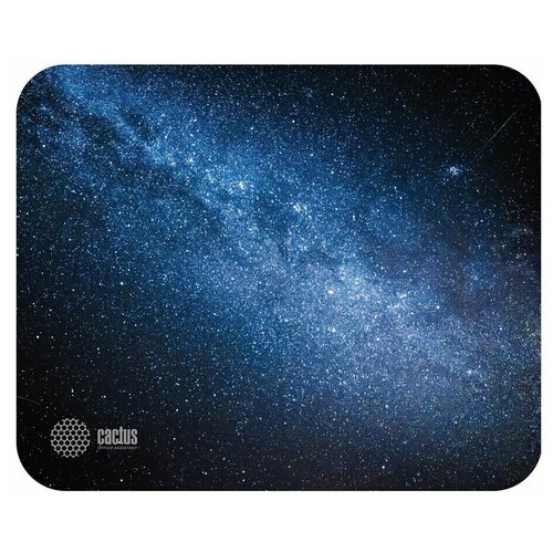 Коврик для мыши CACTUS Milky Way черный 300x250x2мм (CS-MP-P02M)