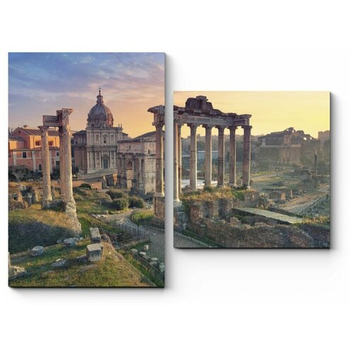 Модульная картина Величественный Римский Форум 180x135