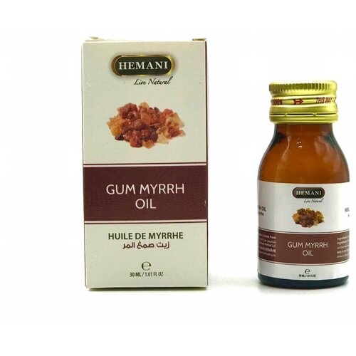 Масло мирры, Gum myrrh oil, 30 мл Hemani