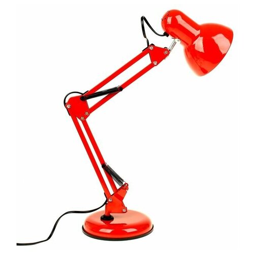 Лампа настольная 1х40Вт Е27 красная h-55 см