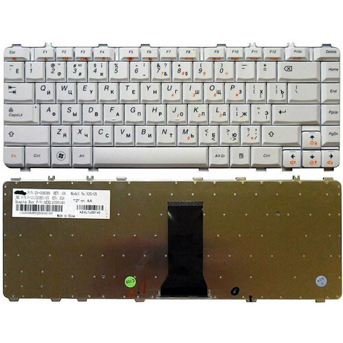 Клавиатура для ноутбука Lenovo 25008386 белая