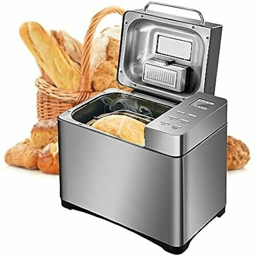 Хлебопечка SHZICMY AWIOSU-1122 650Вт, серебристый