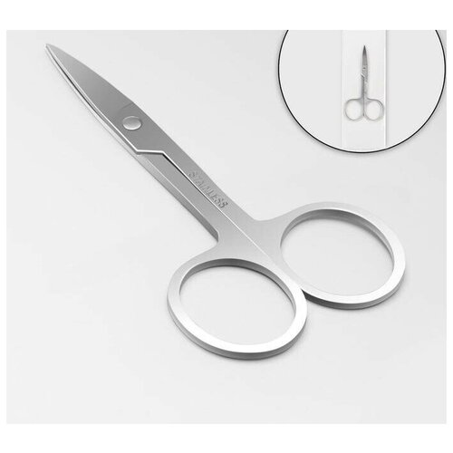 ProMarket. Ножницы маникюрные, прямые, широкие, 9 см, цвет серебристый (1 шт.)