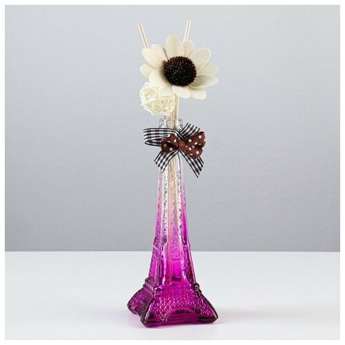 Набор подарочный новогодний 'Париж': ваза, свечи, аромамасло орхидея, декор, 'Богатство Аромата'