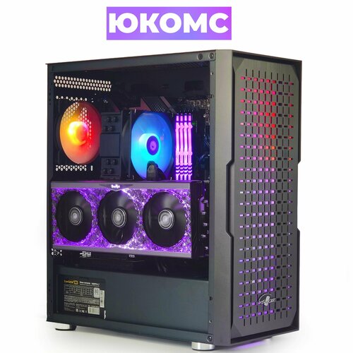 Игровой PC юкомс Ryzen 7 7800x3d, RTX 3080 Ti 12GB, HDD 1TB, SSD 120GB, 16GB DDR5, БП 700W, win 10 pro, Big Black case