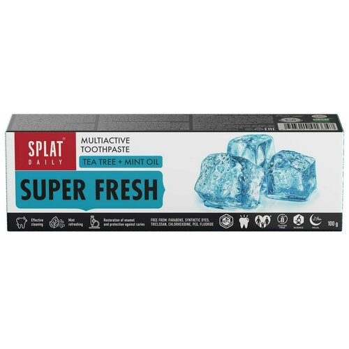 Зубная паста SPLAT Daily SUPER FRESH 100г 4603014013347