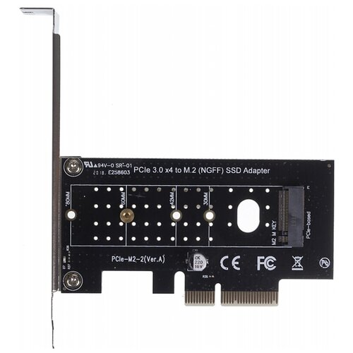 Адаптер PCI-E M.2 NGFF for SSD V2 + Heatsink Ret