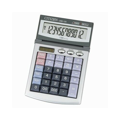 Калькулятор бухгалтерский Citizen USB-120, 12 разрядов