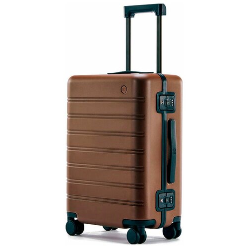 Чемодан NINETYGO Manhattan Frame Luggage 111907, 39 л, коричневый