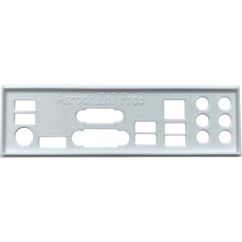 Пылезащитная заглушка, задняя панель для материнской платы Asrock Z87 Pro3 white