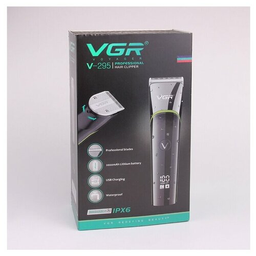Машинка для стрижки VGR V-295 / Триммер для стрижки волос, бороды, усов