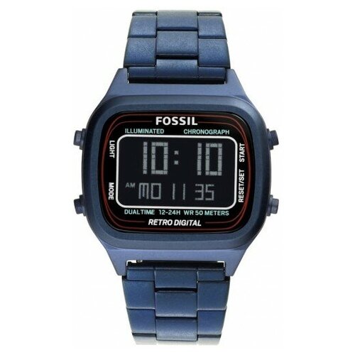 Наручные часы FOSSIL, синий