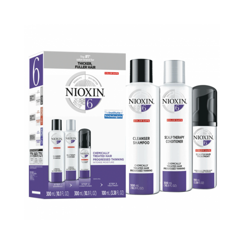 Nioxin System 6 Kit Набор для осветленных, повр. волос против выпадения (150 + 150 + 40мл)