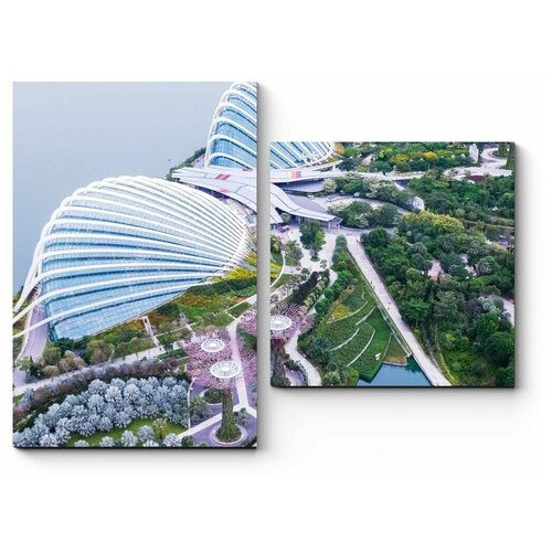 Модульная картина Невероятно красивый Сингапур 70x53