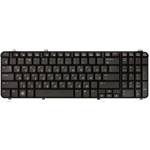 Клавиатура для ноутбука HP Pavilion dv6-1230er матовая черная