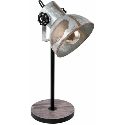 Лампа декоративная EGLO Barnstaple 49718, E27, 40 Вт, серый