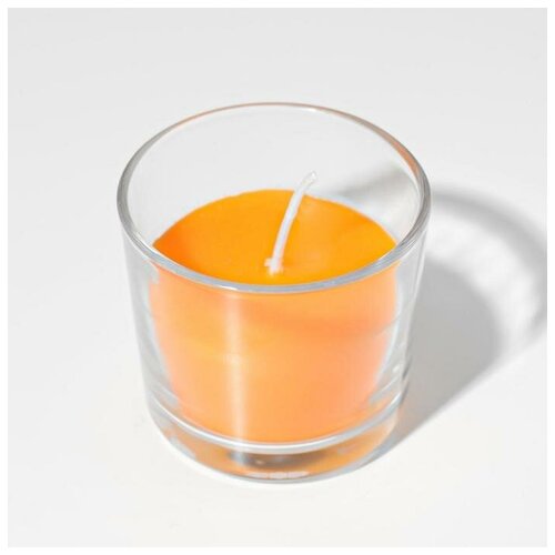 Свеча ароматическая в стакане алания "Апельсин"