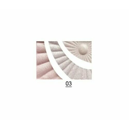 Farres cosmetics Тени для век 3-х цветные 1009A перламутровые, тон 03