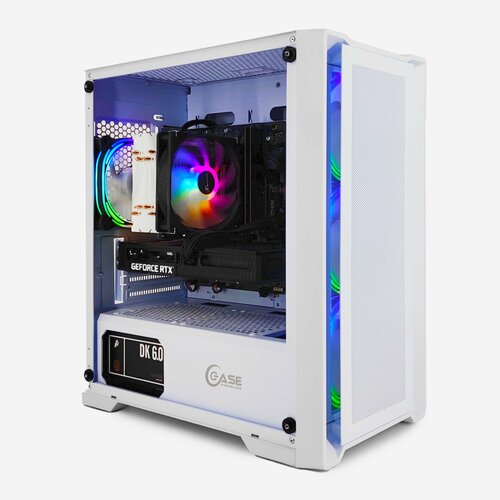 Игровой PC юкомс i7 11700KF, RTX 3050 8GB, HDD 1TB, SSD 120GB, 32GB DDR4, БП 500W, win 10 pro, White game case