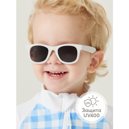 Солнцезащитные очки Happy Baby, белый