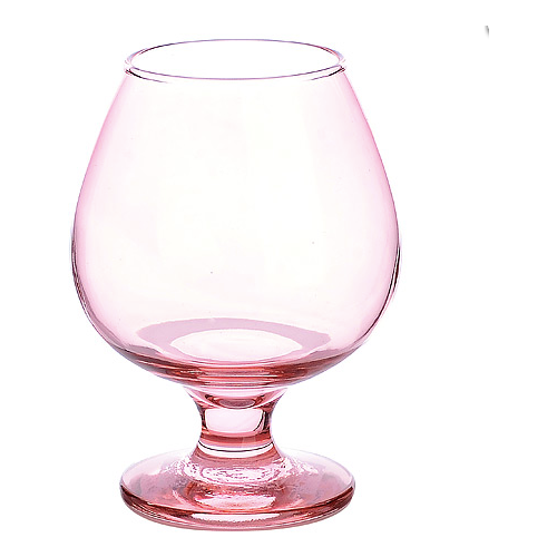 Набор бокалов для шампанского , вина 2 шт. х 385 мл. стекло розовый