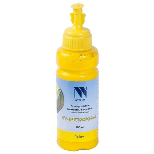 Чернила NV-INK100 универсальные Yellow пигментные для аппаратов Epson (100ml)