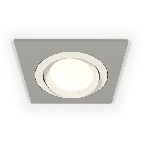 Встраиваемый поворотный светильник XC7633080 SGR/SWH серый песок/белый песок MR16 GU5.3 (C7633, N7001)