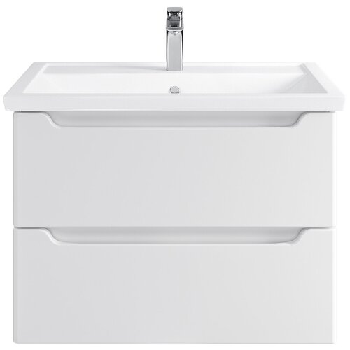 Комплект мебели для ванной SANSTAR Lanciano 80, ширина тумбы: 76 см, белый