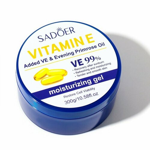 SADOER Крем-гель для тела и лица, Витамин Е, 300 гр