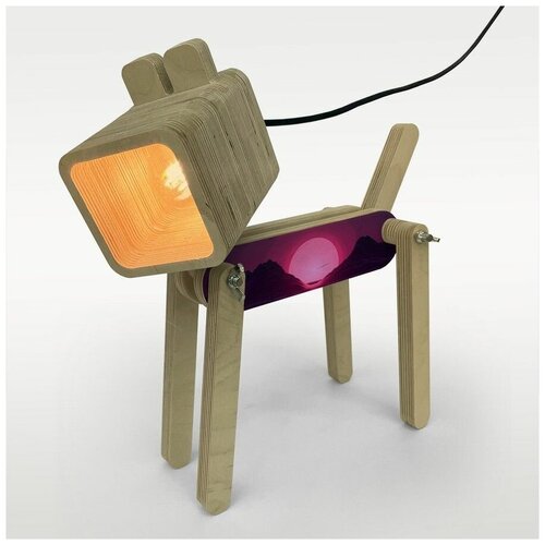 Настольная лампа светильник "Собака" модель Искусство - 554