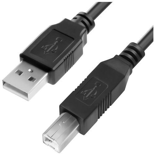 Кабель USB AM/BM для принтера для сканера (4PH-UPC2) черный 1.0м
