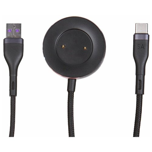 Аксессуар Baseus Cafule Series Data Cable USB-C + Watch Charging Dock for Huawei Mobile Phone & Watch Grey-Black CA1T2-G1