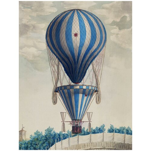 Постер / Плакат / Картина Воздушный шар в Болонье 50х70 см в подарочном тубусе