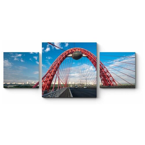 Модульная картина Московский мост160x69