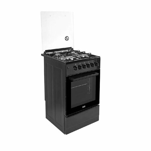 Кухонная плита MIU 5016 ERP ГК LUX с электродуховкой (черная)