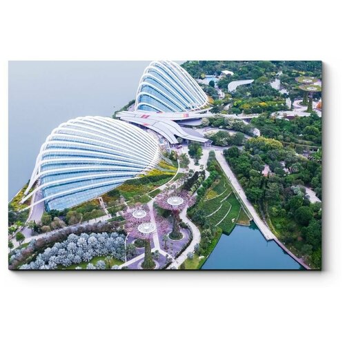 Модульная картина Невероятно красивый Сингапур 80x53