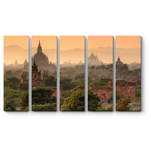Модульная картина сказки баган Мьянма руины90x54