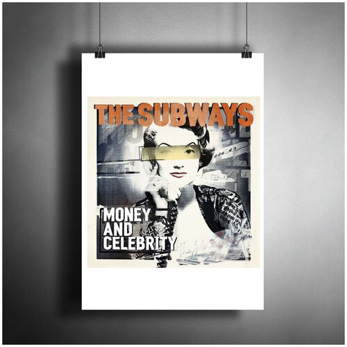 Постер плакат для интерьера "Музыка: Британская рок-группа The Subways" / Декор дома, офиса, комнаты A3 (297 x 420 мм)